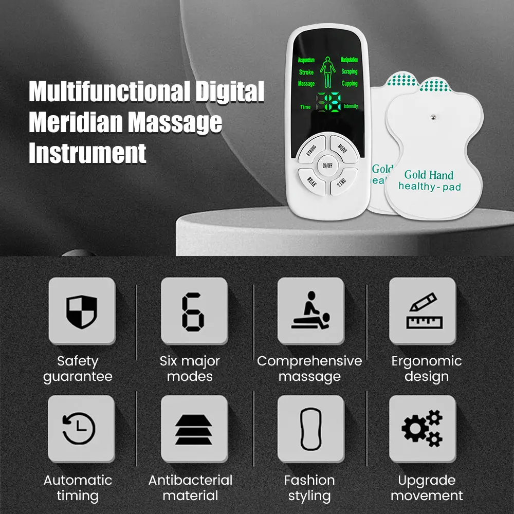 Generic 6 Modes Ems Tens Unit Machine Electric Muscle Therapy ...