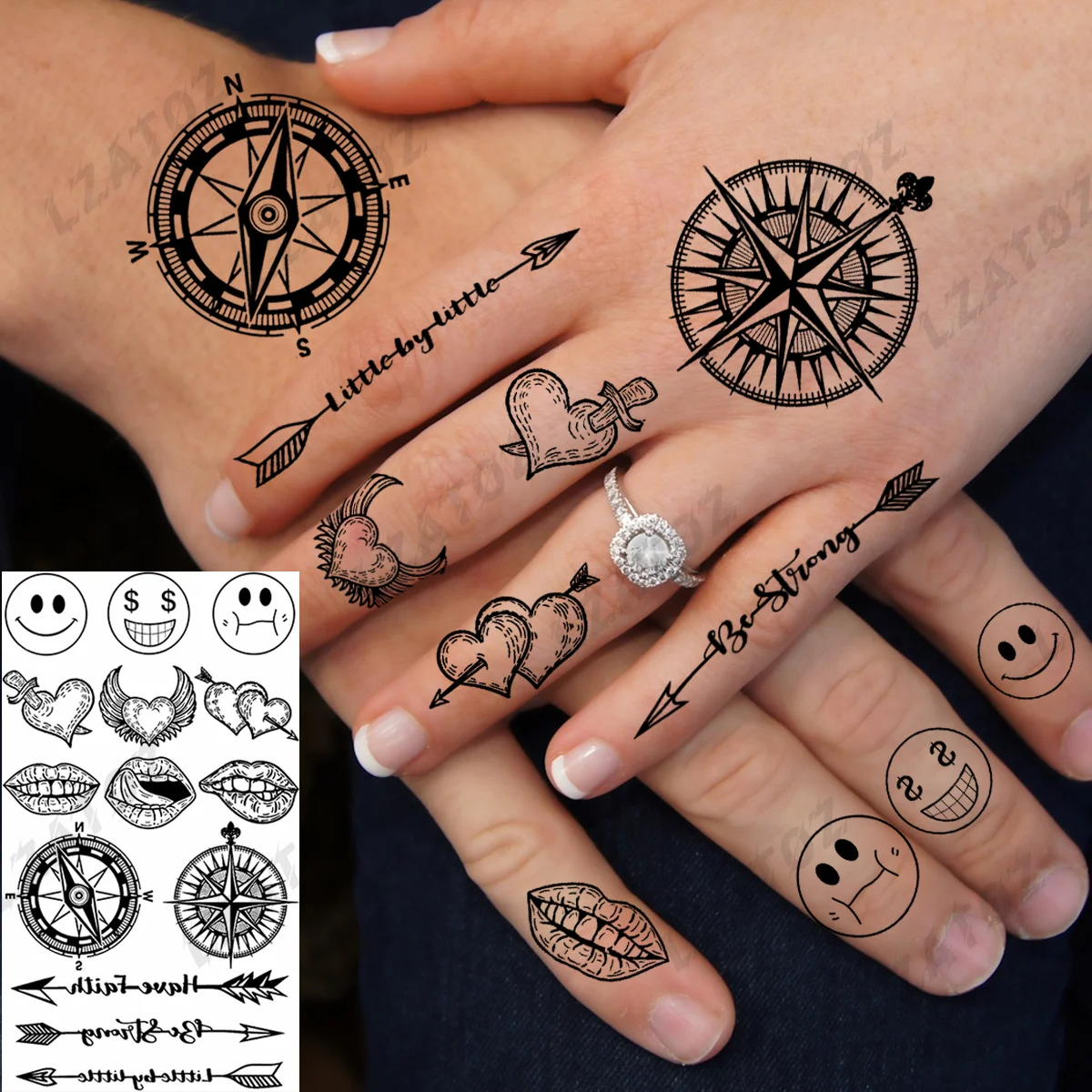 Infinity Anchor Foot Tattoos