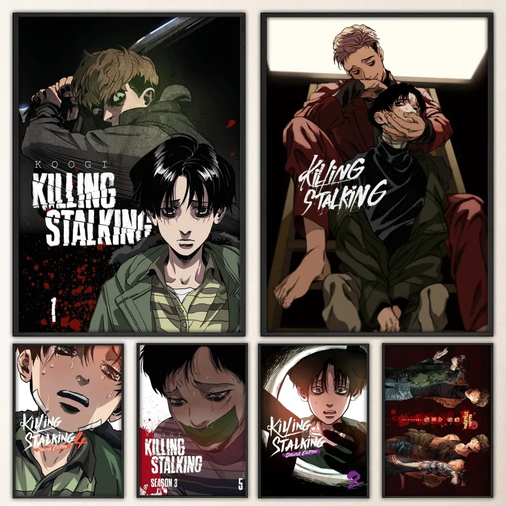 Killing-Stalking-Korean-Manga-Poster-Prints-Poster-Wall-Painting-Bedroom-Living-Room-Wall-Bar ...