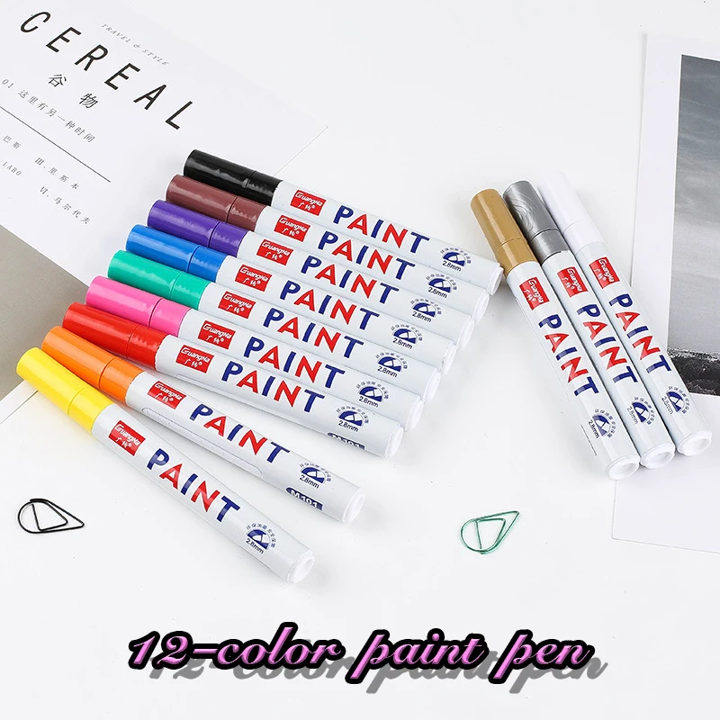 1-Colorful-Multifunctional-Paint-Pen-Rubber-Quick-drying-Permanent ...