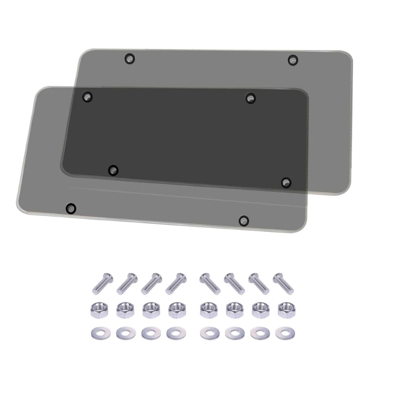 Car-Clear-Reflective-Anti-Speed-Red-Light-Toll-Camera-Stopper-License ...