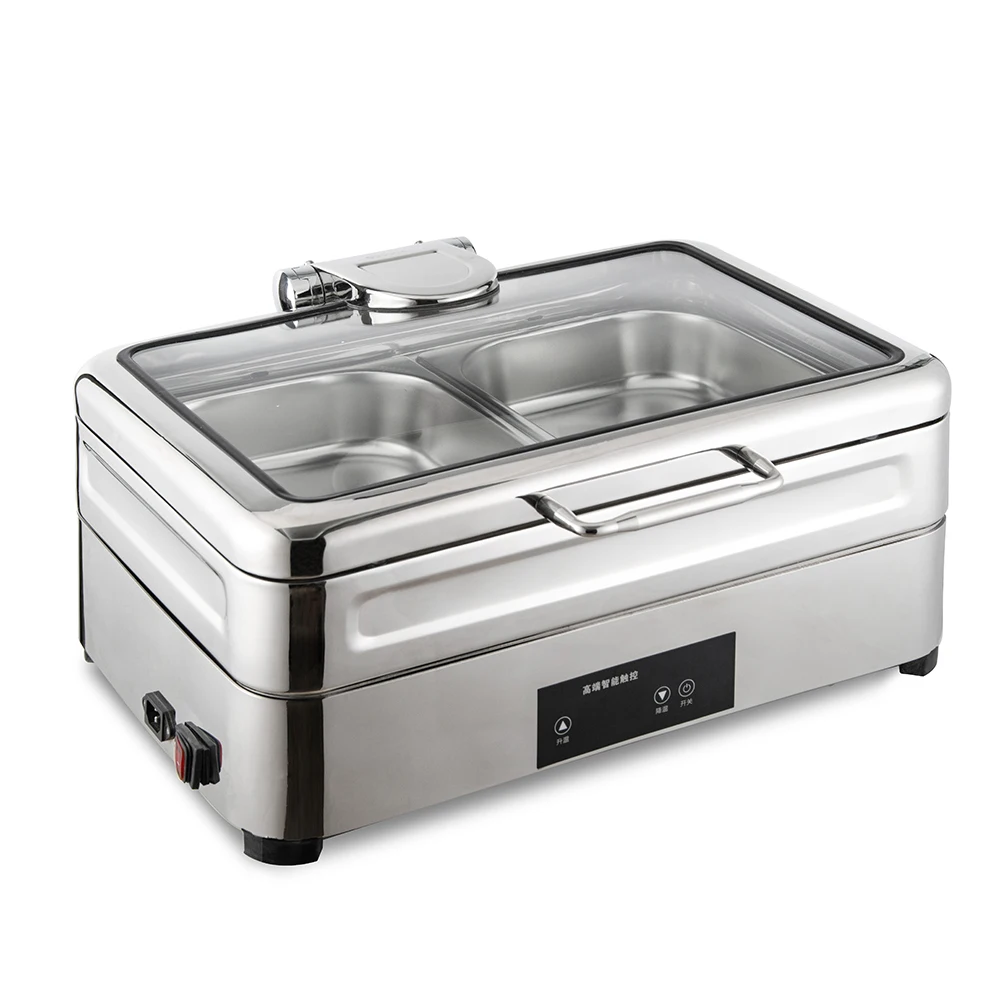 Wedding-party-electric-buffet-warmer-rectangular-large-glass-visual ...