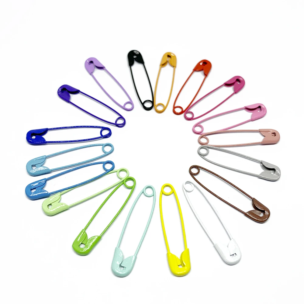 100pcs-Colorful-Pin-Safety-Pins-Metal-Clips-Marker-Tag-Pins-Safe-Craft ...