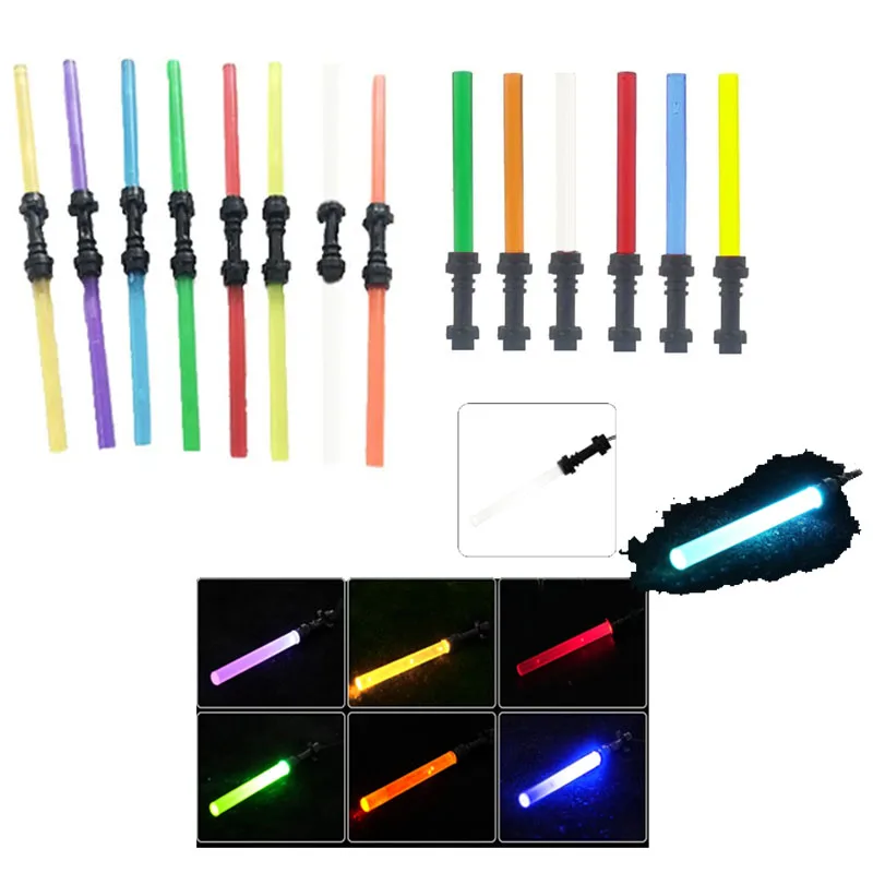 LED Lightsaber Space Wars Light Saber Weapon Sword Lightsabered Parts ...