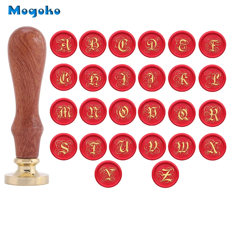 Letter A-z Sealing Wax Stamps | Sealing Alphabet Stamps | Wax Seal Stamp Letter - Stamps ...