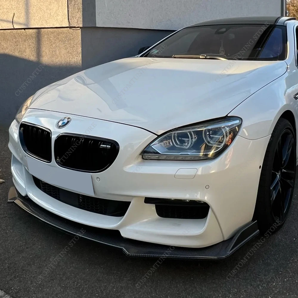 Bmw F10 Front Lip Carbon Fiber Carbon Fiber Front Bumper Splitters For ...