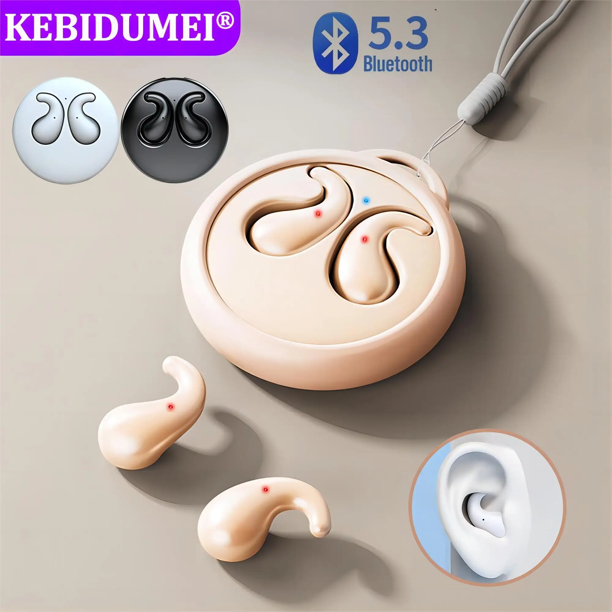 Bluetooth-5-3-Invisible-Earphones-Mini-Sleep-Earbuds-Wireless ...