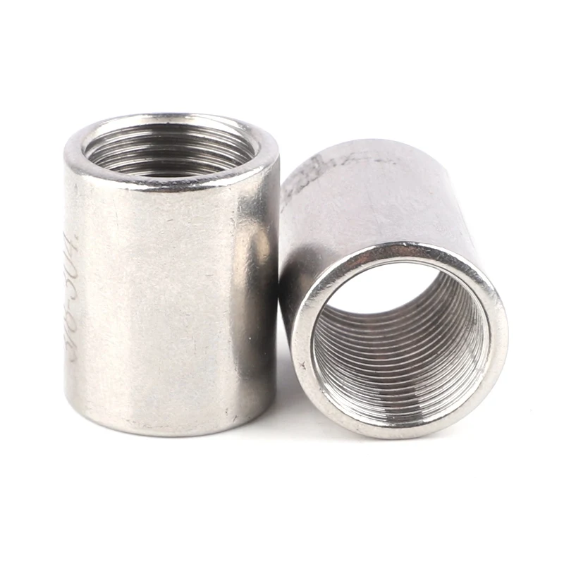 2pcs 1/8"~1" 304 Stainless Steel Pipe Thread Connectors SS304 Extention ...