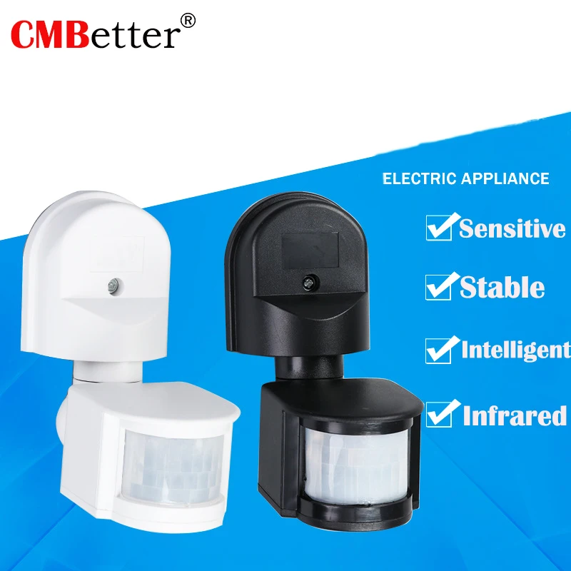 Wall Light Lamp Pir Motion Sensor Detector Waterproof Outdoor Microwave ...