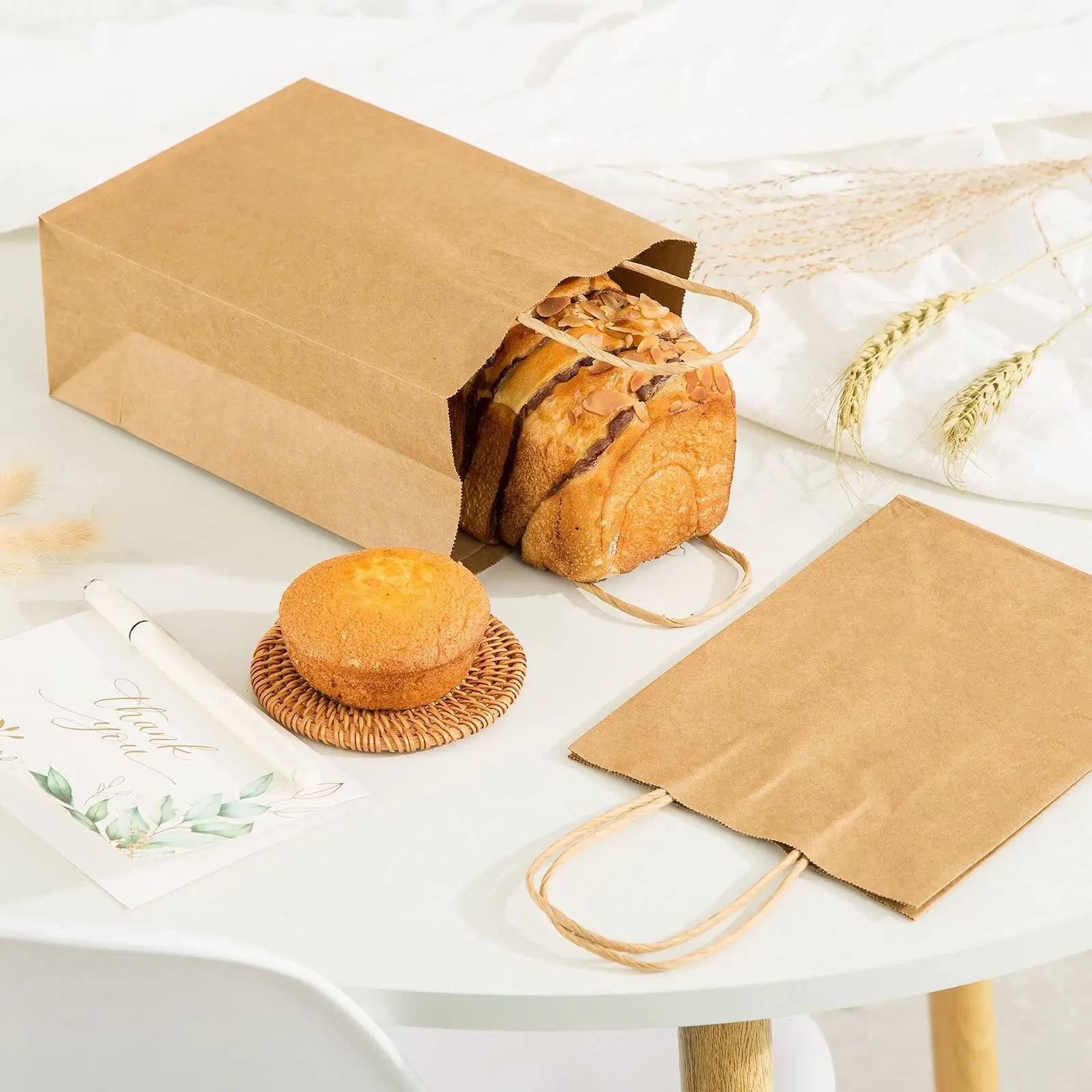 Small Brown Paper Favor Bags Birthday Gift Packing Bags | Gift