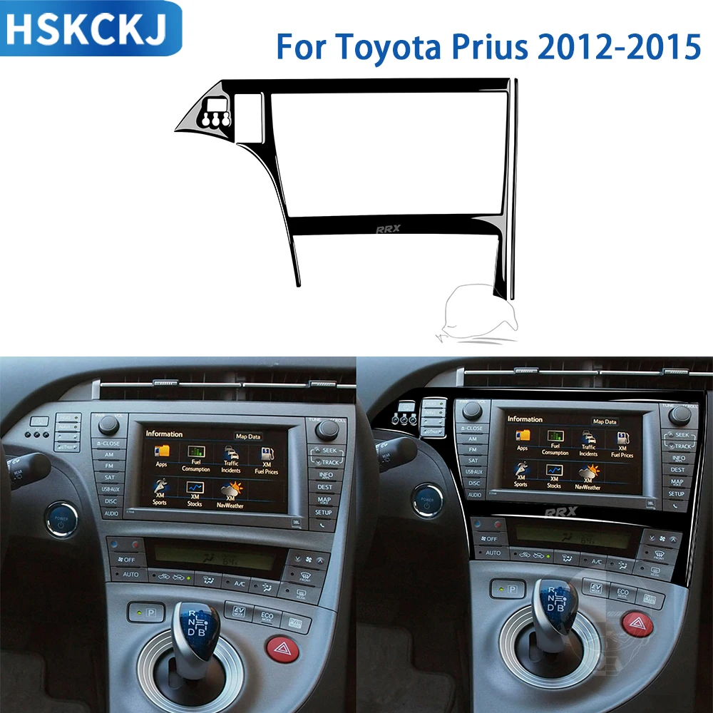 For-Toyota-Prius-2012-2013-2014-2015-Accessories-Car-Black-Plastic ...