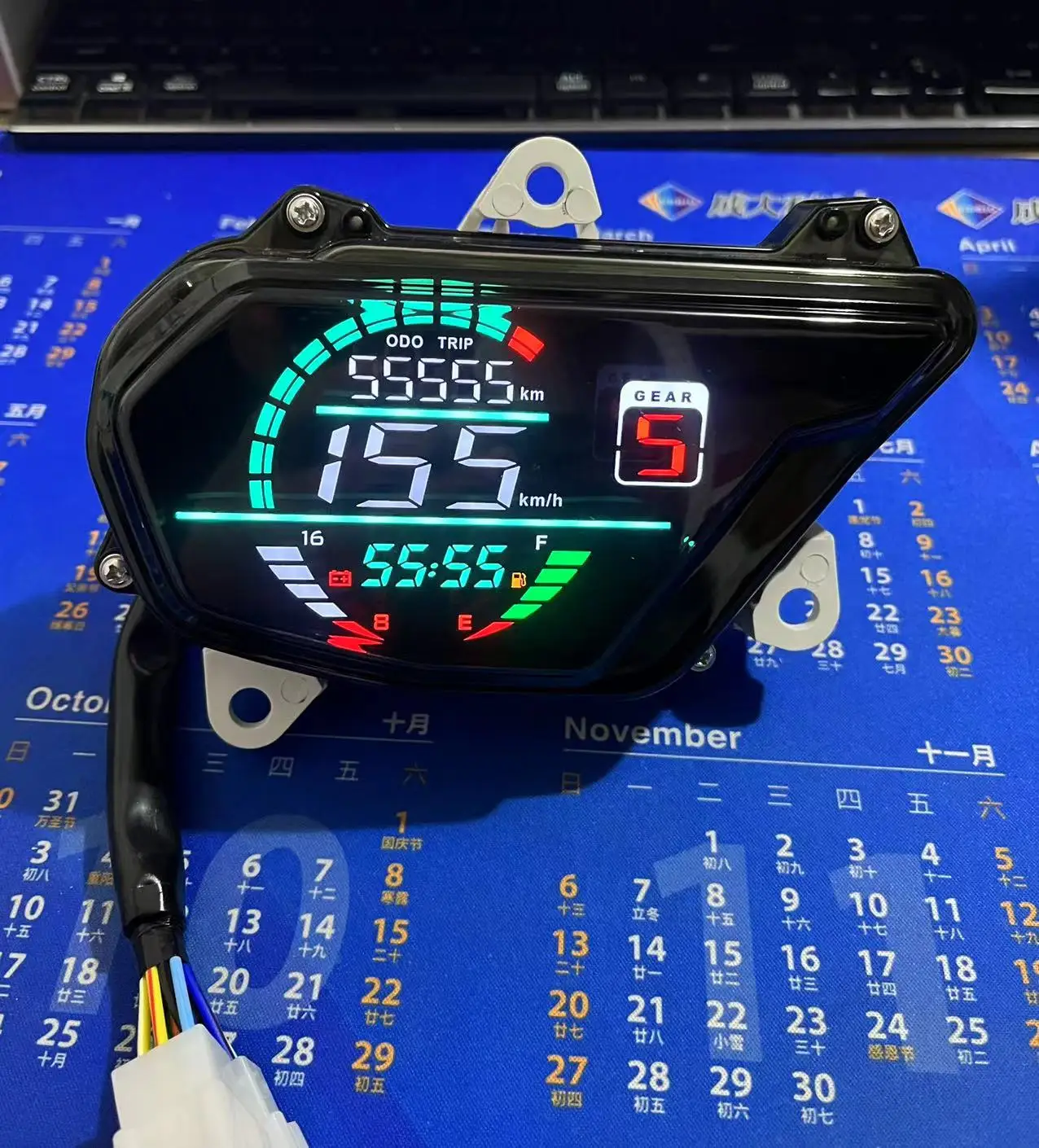 Digital-Meter-For-Honda-POP110i-110-2015-2020-Motorcycle-Speedometer ...