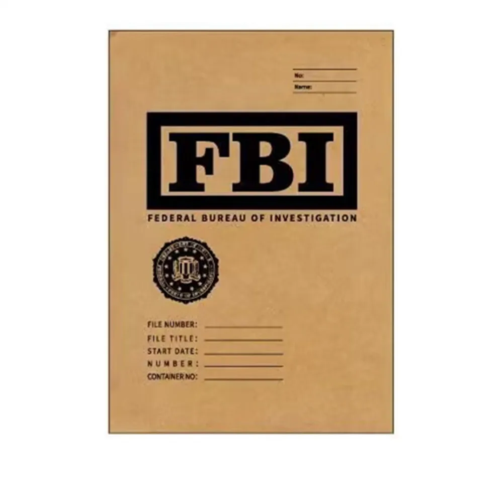 Fbi File Folder