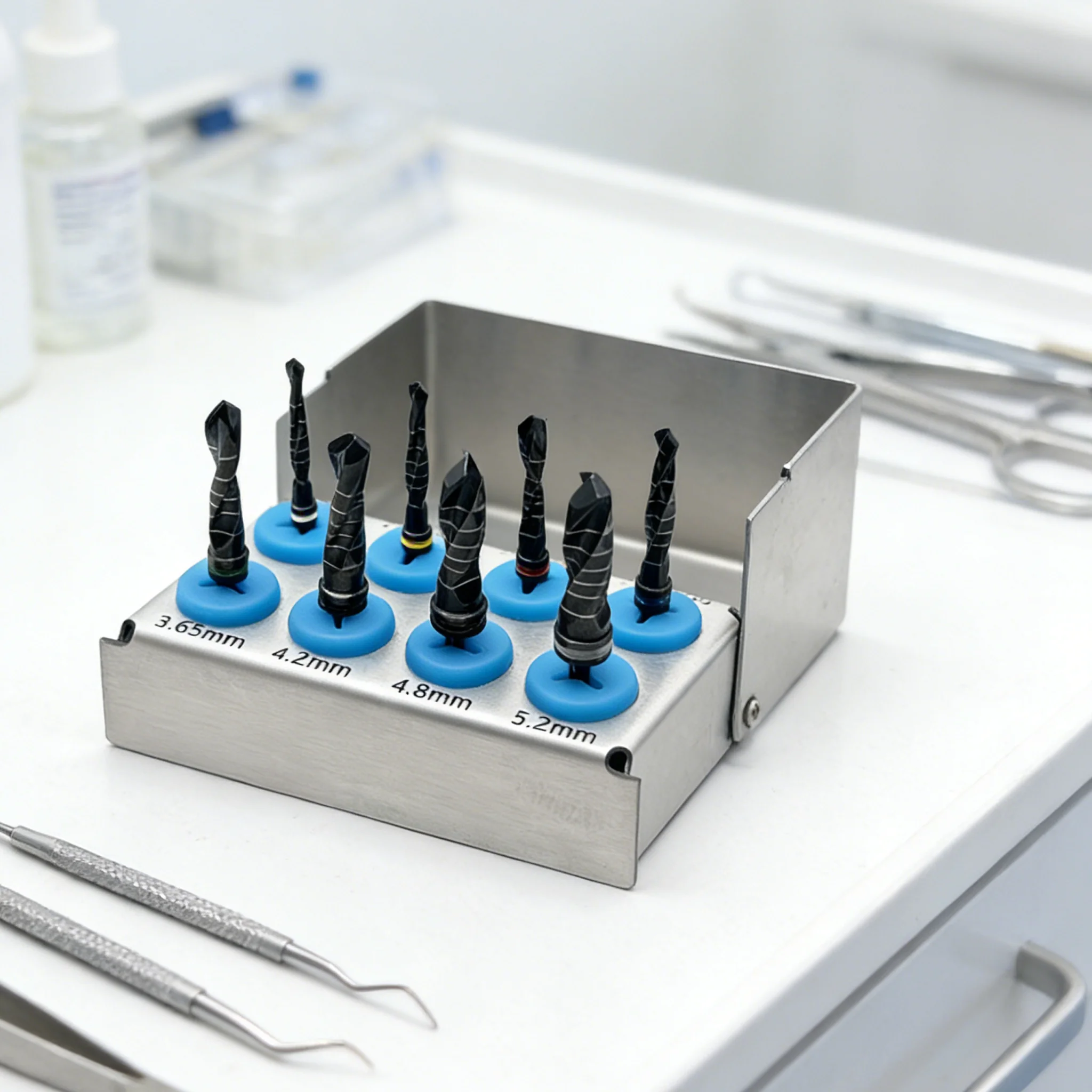 Dental Implant Drills Titanium Coated Lance Pilot Drills Maxillary ...