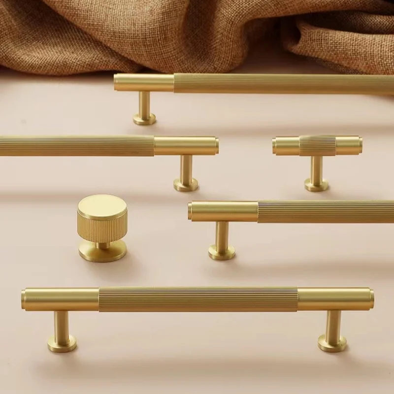 Stripe-Brass-Furniture-Handle-and-Knob-T-bar-Cabinet-Hardware-Handles ...