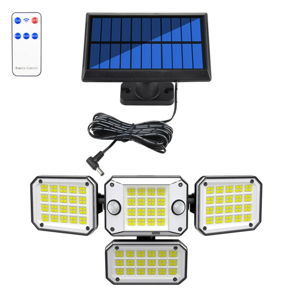 Motion-Sensor-Solar-Light-Outdoor-Solar-Powered-Flood-Light-with-2 ...