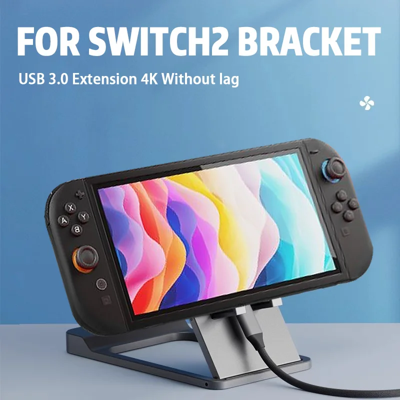 For Switch 2 2025 Docking Station Stand 4K@60Hz HDMI USB3.0 60W Fast ...