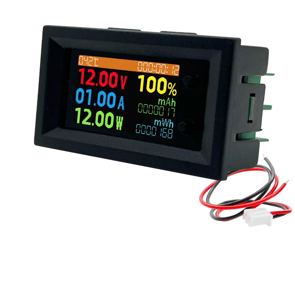 Voltímetro Digital 8 en 1, amperímetro, probador multifunción, IPS, LCD ...
