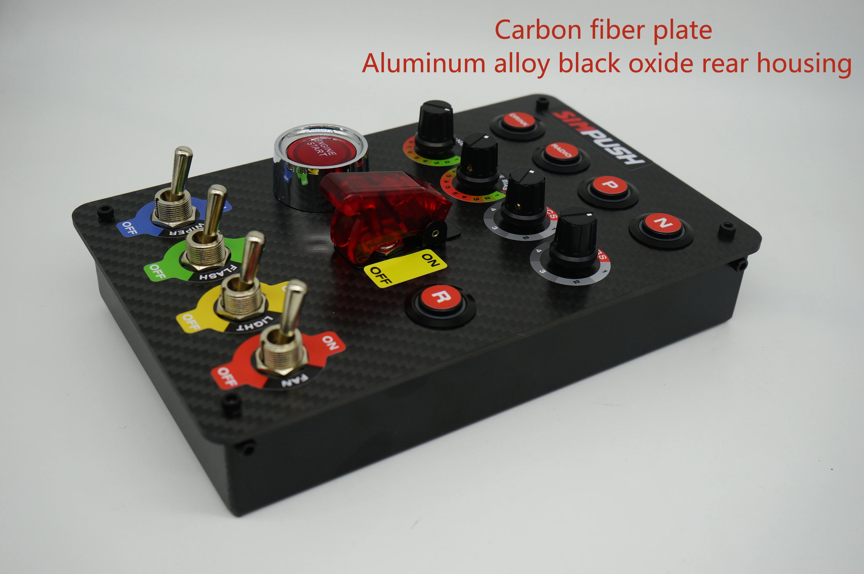 Simpush Sim Racing Button Box Simagic Fanatec Thrustmaster Simucube ...