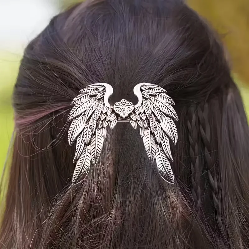 1pc Viking Angel Wing Hairpin compatible women's ancient Norwegian ...