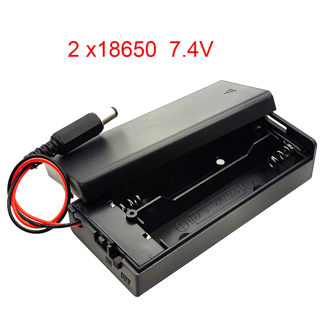 2-18650-Battery-Box-18650-Battery-Holder-18650-Battery-Case-With-ON-OFF ...