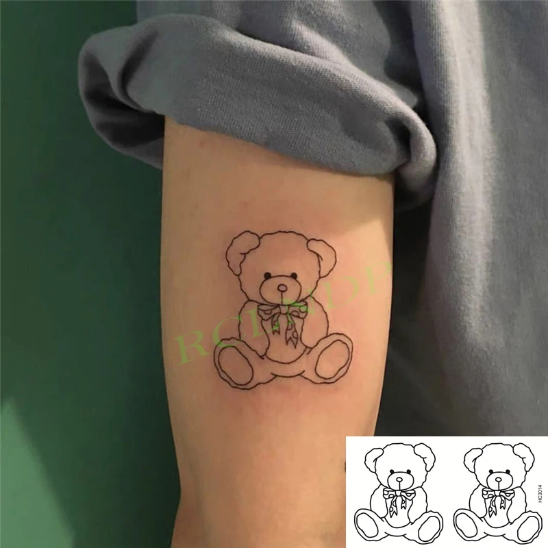 Teddy Bear Angel Tattoo