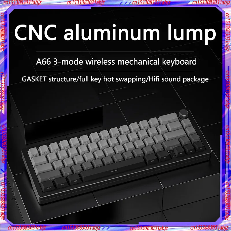 Xinmeng-Teclado-mec-nico-A66-accesorio-de-aluminio-Tuotuo-tercer-examen ...