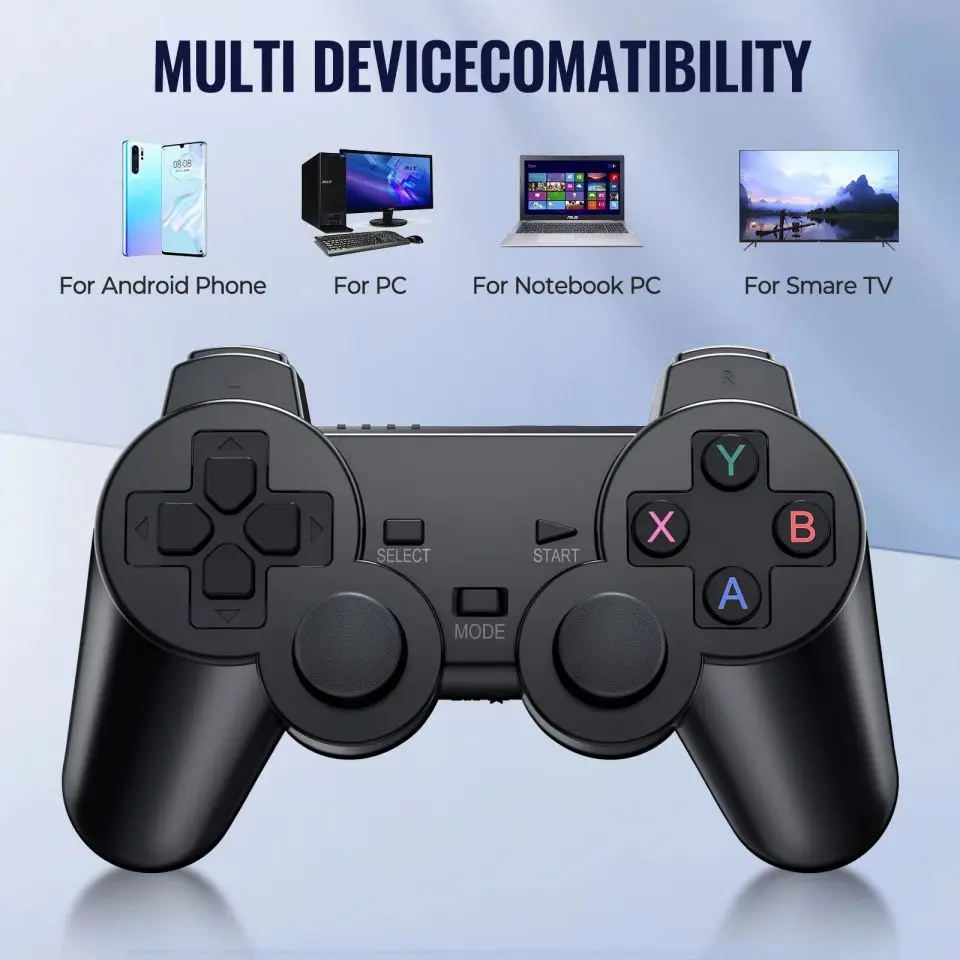 20000+ Game Stick 4K Video Game Consoles 2Pcs 2.4G Wireless Gamepad ...