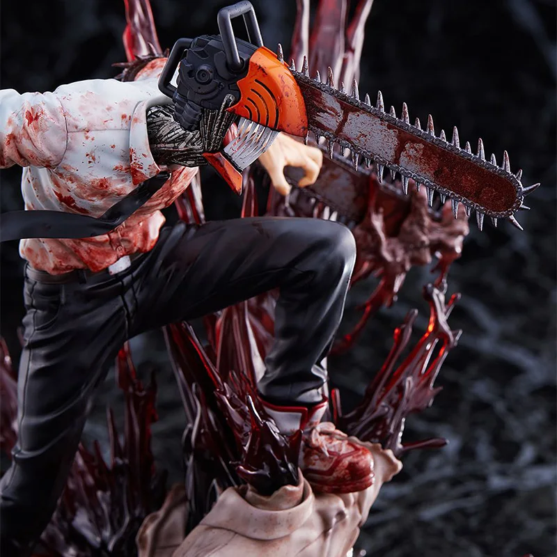 Chainsaw Man Denji Figure, PVC Estátua, Chainsaw Man, Figuras Anime ...