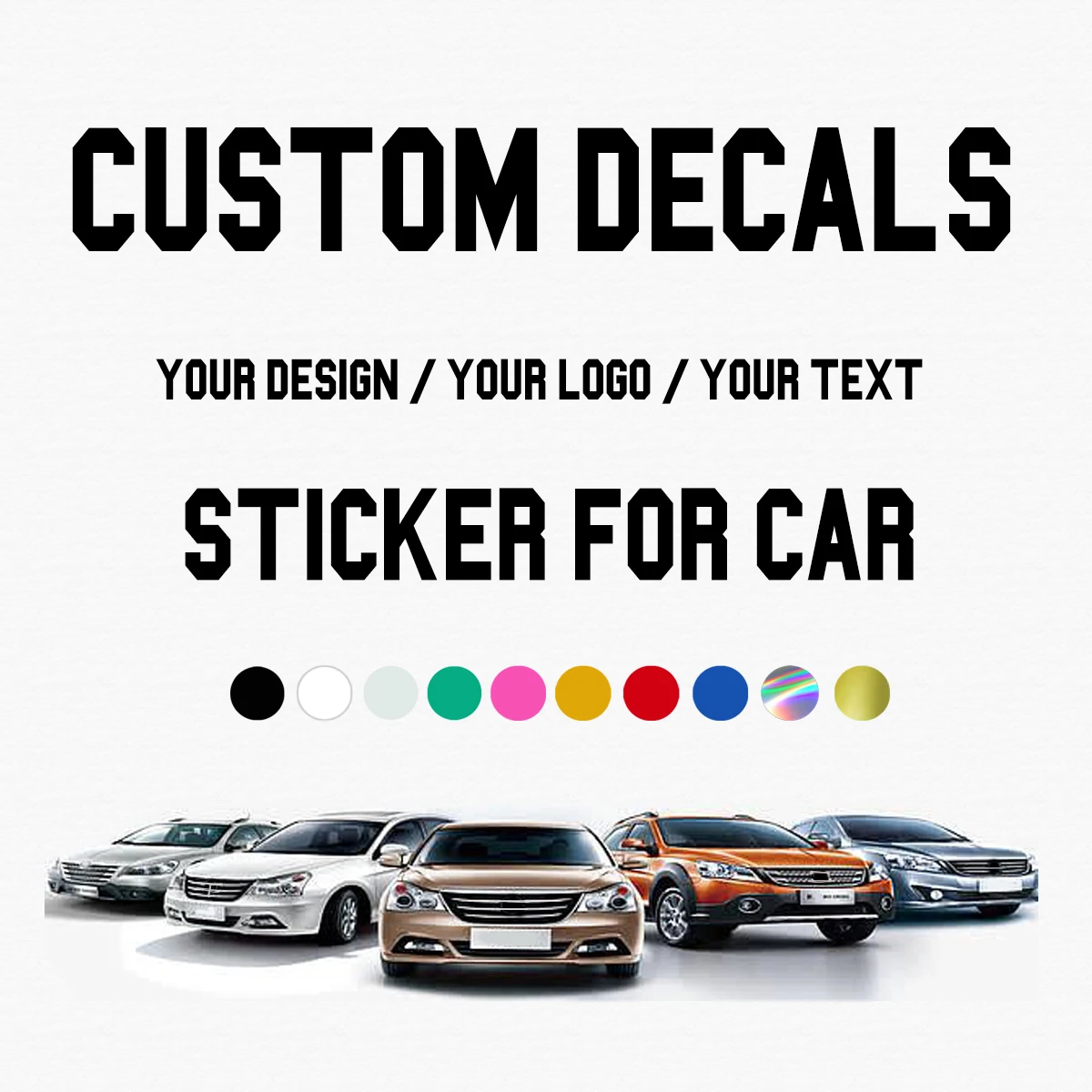 Custom Car Sticker Name Logo Text JAYJOE Customize Decal For Cars Auto ...