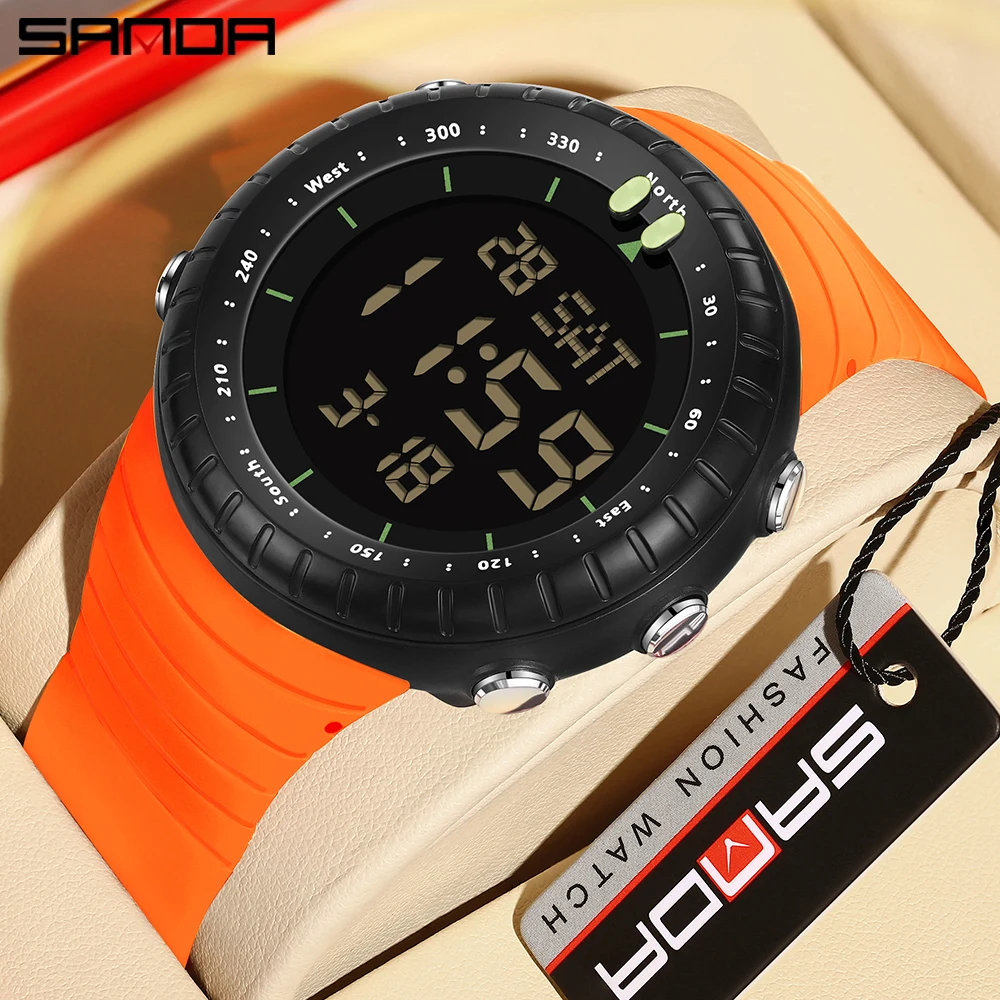 SANDA-Fashion-Military-Sports-Watch-for-Man-50m-Waterproof-Digital ...