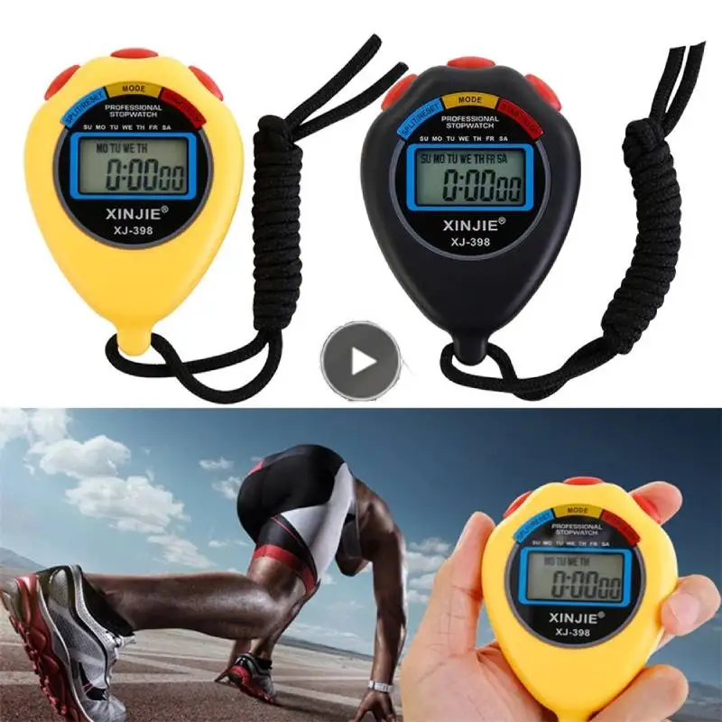 LCD-Digital-Stopwatch-Sport-Timer-Stop-Watch-With-String-Multifunction-Sport-Timer-Handheld ...