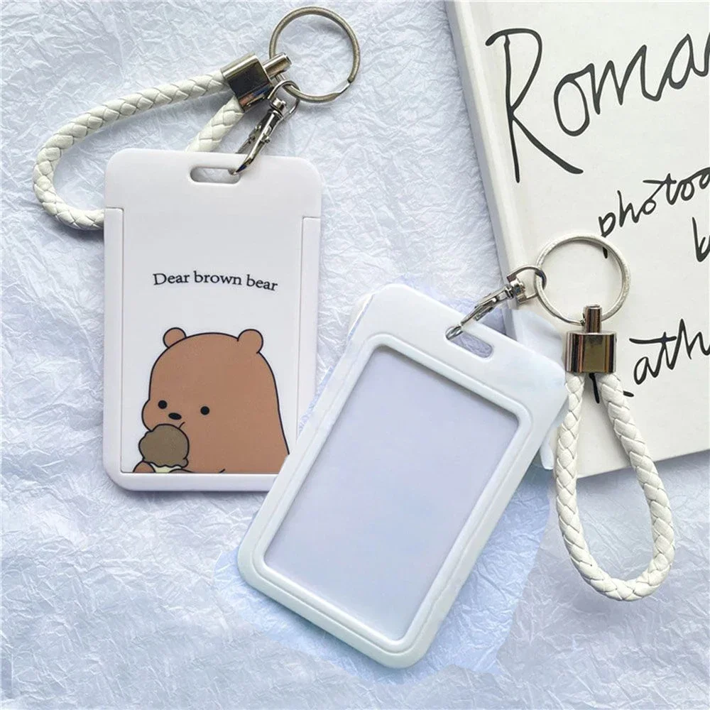 Student-Cartoon-Cute-Bear-Business-Card-Holder-Badge-Credit-Card ...