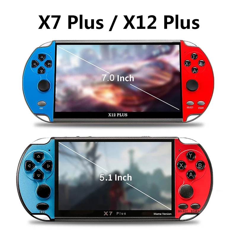 New-X7-Plus-X12-Plus-Handheld-Game-Console-7-Inch-HD-Screen-Portable ...