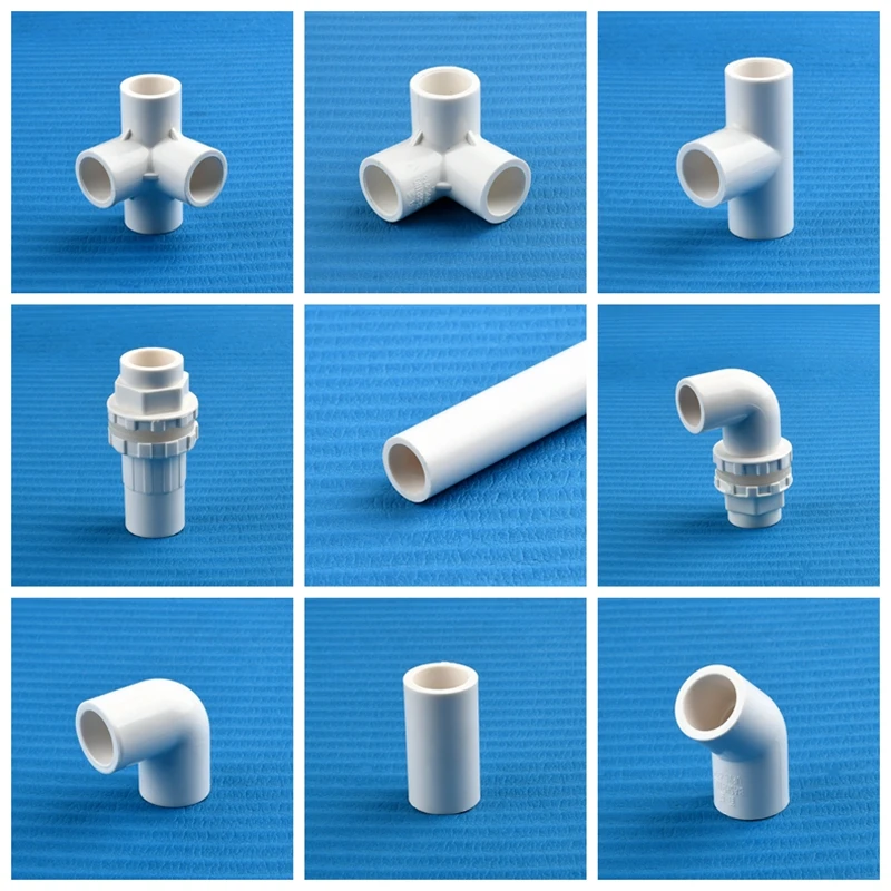 16mm PVC Pipe Fittings Connectors Garden Irrigation Joints Fish Tank ...