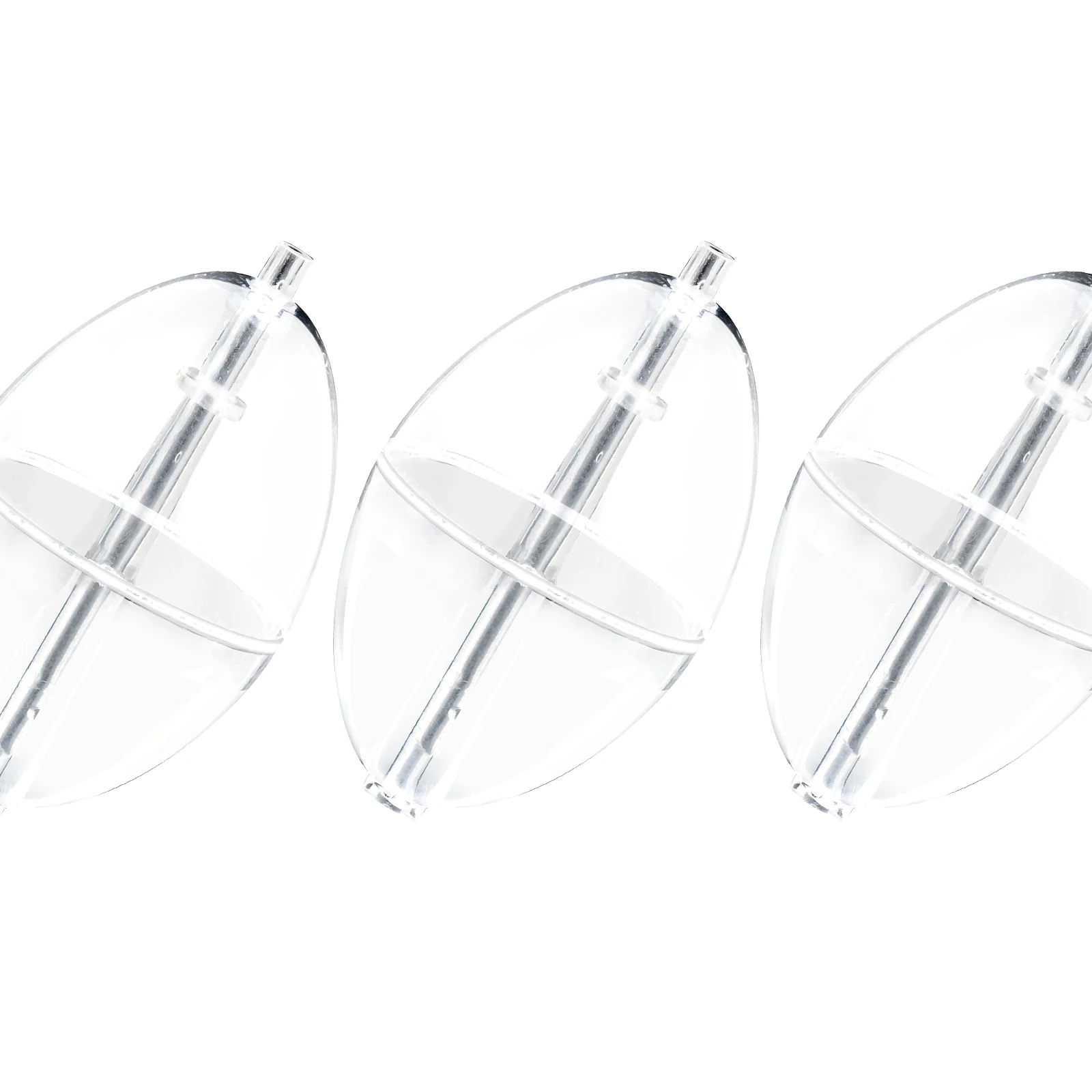 10pcs-Fishing-Float-Buoy-Bobber-Strike-Indicator-PVC-Plastic-Clear ...