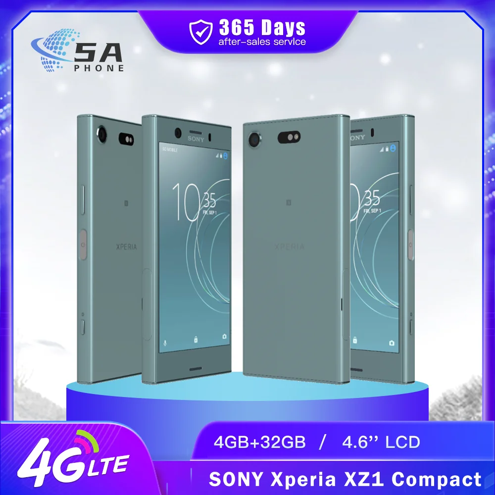Original-Sony-Xperia-XZ1-Compact-SO-02K-G8441-4G-LTE-Mobile-Phone-XZ1 ...
