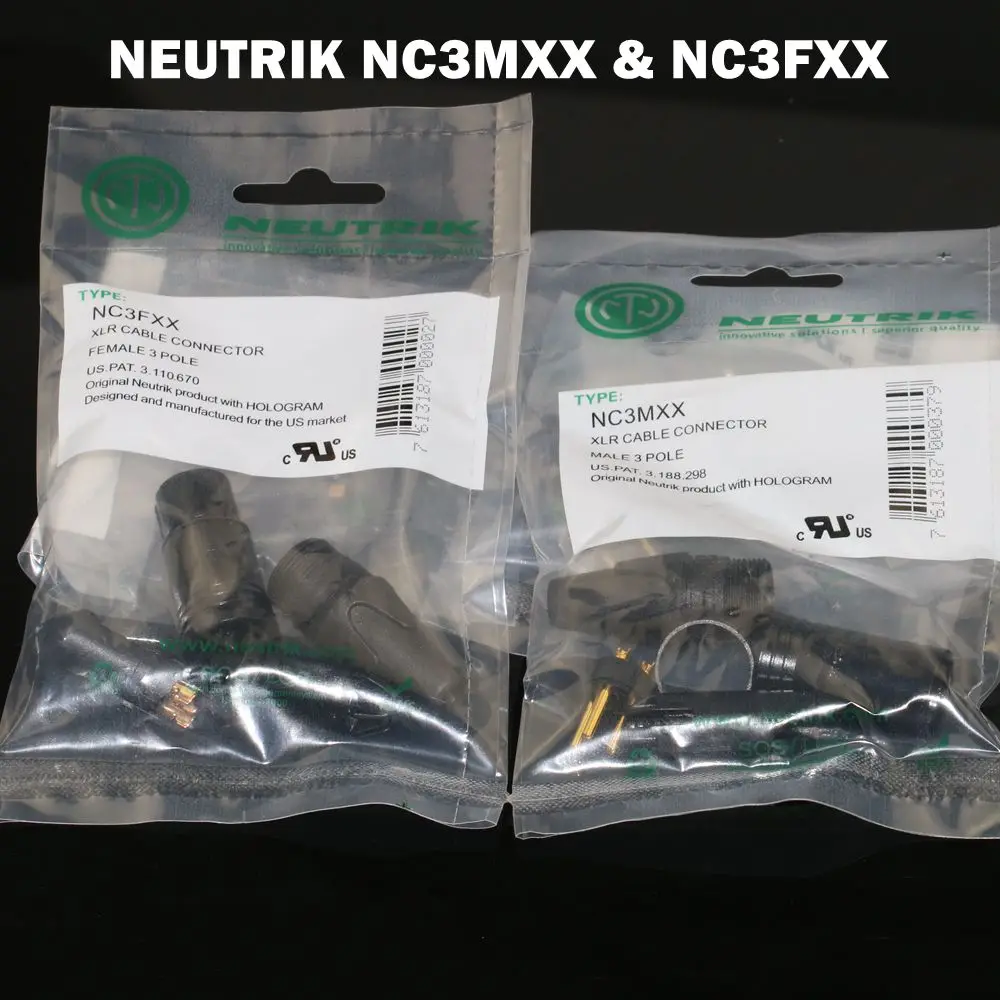60PCS-lot-100-New-Brand-For-NEUTRIK-connector-30PCS-NC3MXX-30PCS-NC3FXX ...