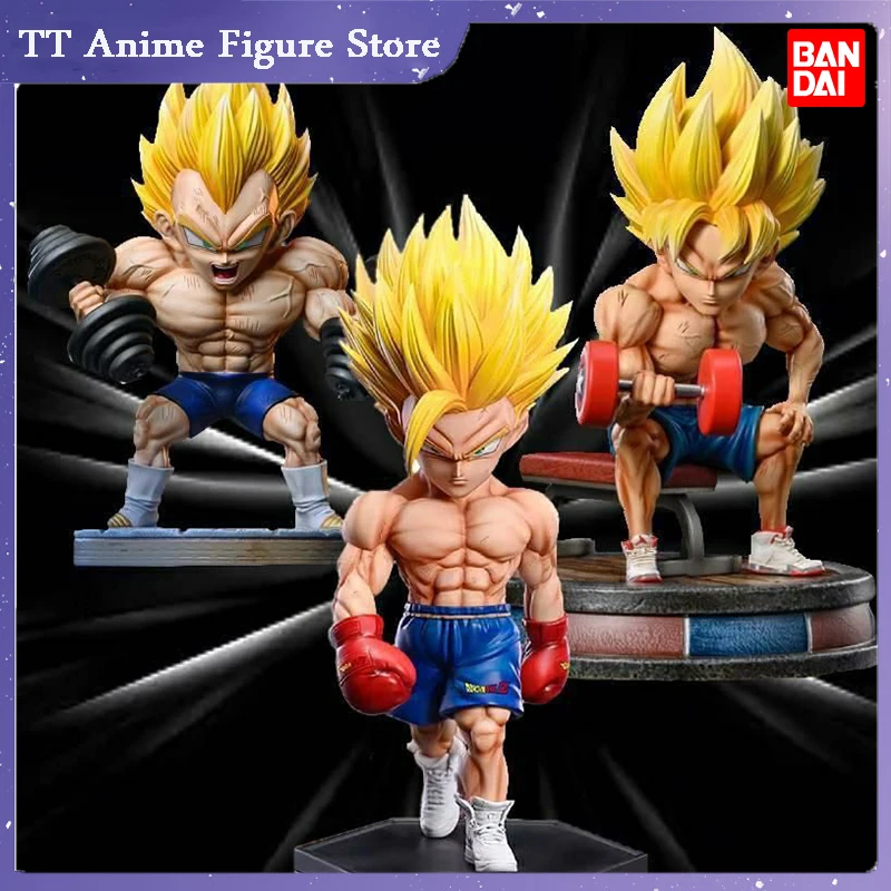 Dragon Ball Son Goku Gohan Vegeta Figure Muscle Fitness Anime Figures ...