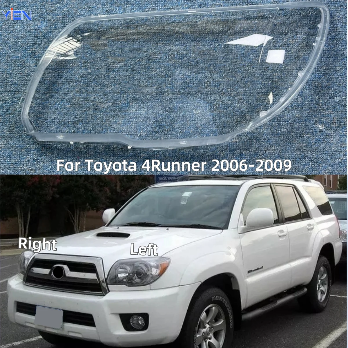 For Toyota 4Runner 2006 2007 2008 2009 Car Products Head Lampe Cover It ...