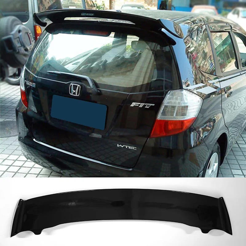For-Honda-JAZZ-Spoiler-2008-2013-Fit-Rear-Wing-Spoiler-JAZZ-ABS ...