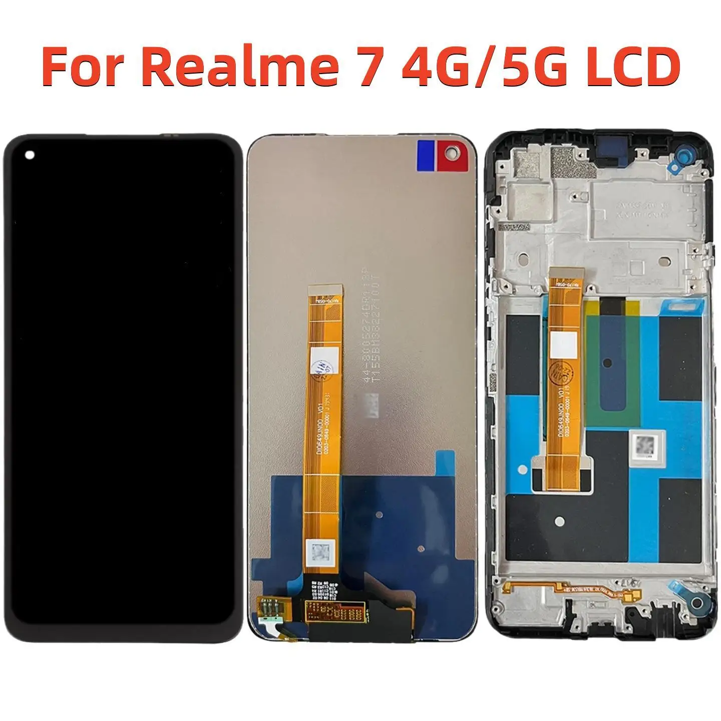 Original Display For Realme 7 4g 5g Rmx2155 Rmx2111 Lcd Dipslay Touch ...