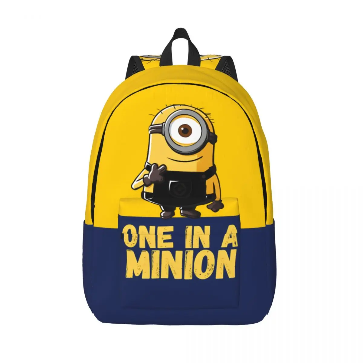 One-In-A-Minion-Yellow-Text-Portrait-Backpack-Despicable-Me-Minions ...