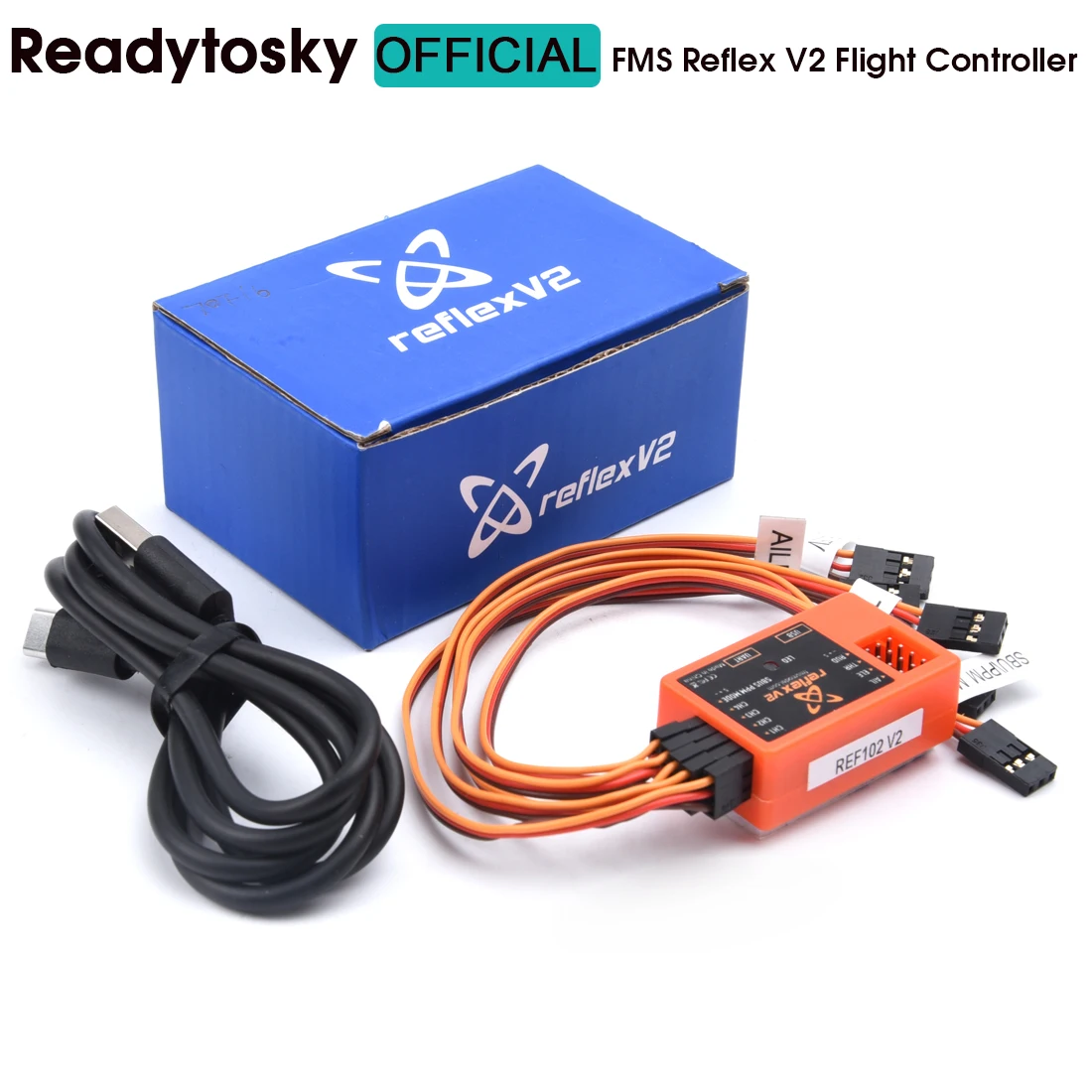 Flight-Controller-Gyro-Stabilizer-para-avi-es-RC-FMS-Reflex-V2-70mm ...