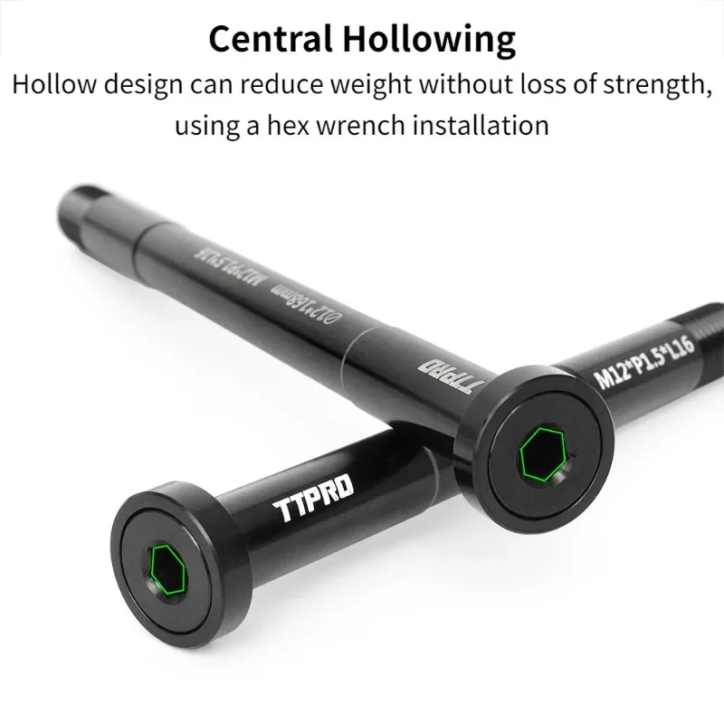 120mm X12mm Barrel Shaft Mountain Bike Fork Ultra Light Barrel Front ...