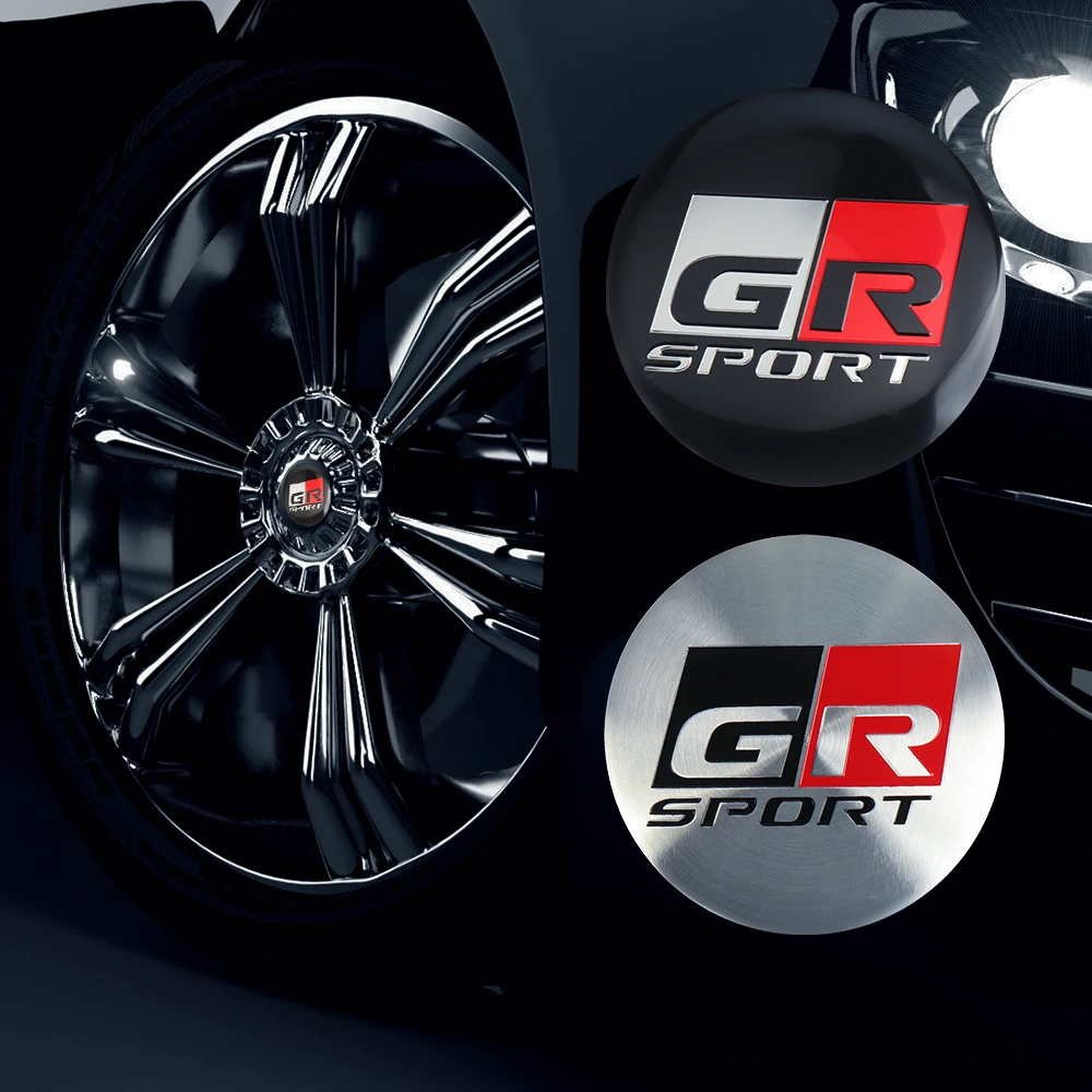 4Pcs-56mm-GR-Sport-Emblem-Car-Wheel-Center-Cover-Stickers-Hub-Cap-Decal ...