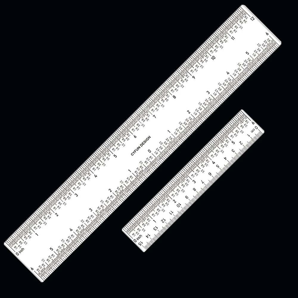12 Inch Ruler With Centimeters