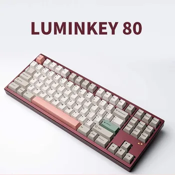 New Luminkey80 3-Mode Wireless Mechanical Keyboard Kit Aluminum Alloy ...