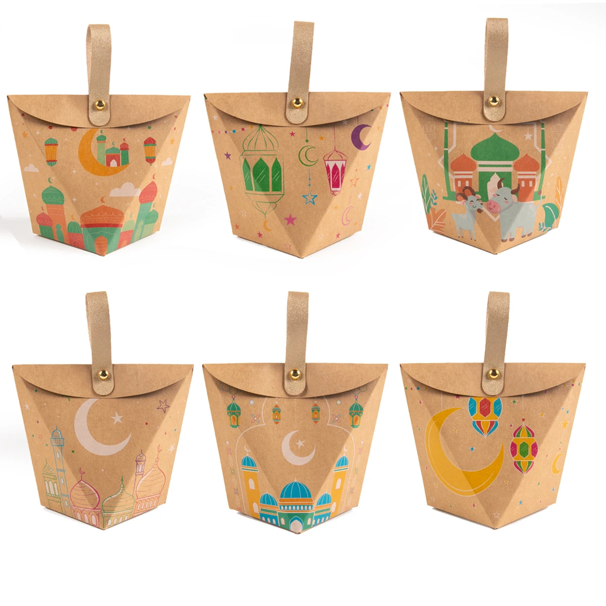 6-12pcs-Ramadan-Kareem-Gift-Boxes-Moon-candy-packaging-box-Islamic ...