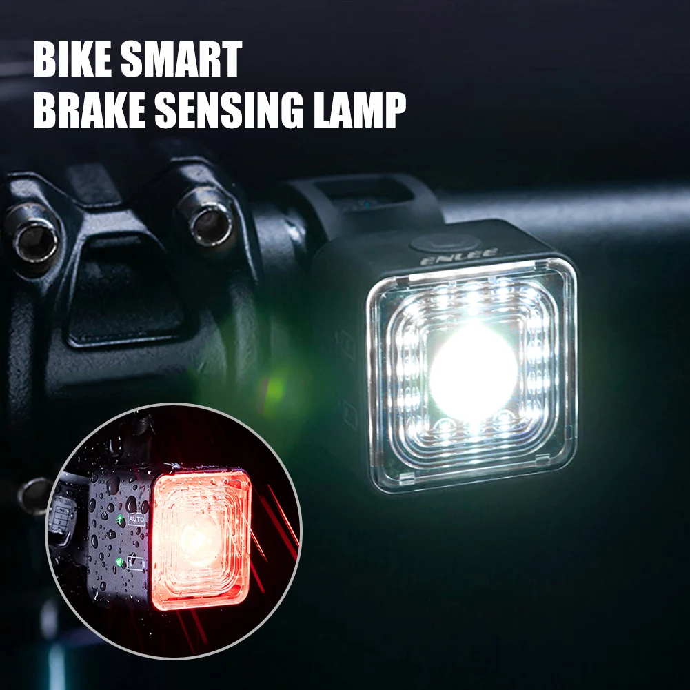 100LM-Bicycle-Smart-Brake-Sensing-Light-Rear-Front-Sets-IP66-Waterproof ...